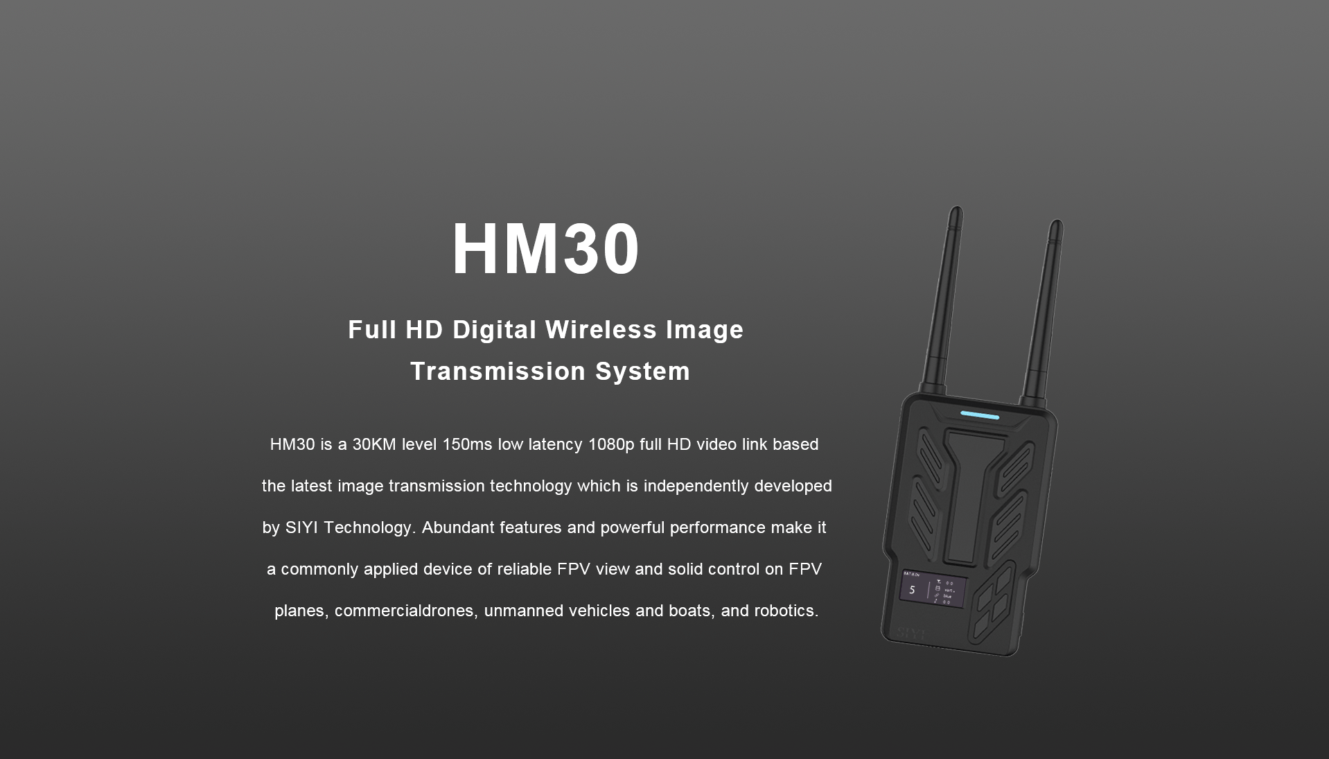 HM30_Enterprise Link_Link & Controller - SIYI Technology | Empowering ...