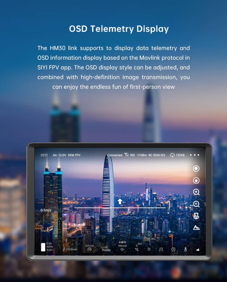 HM30_FPV & Datalink_Link & Controller - SIYI Technology | Empowering ...