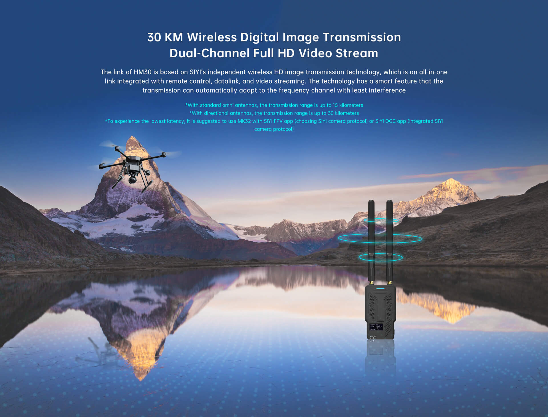 HM30_FPV & Datalink_Link & Controller - SIYI Technology | Empowering ...