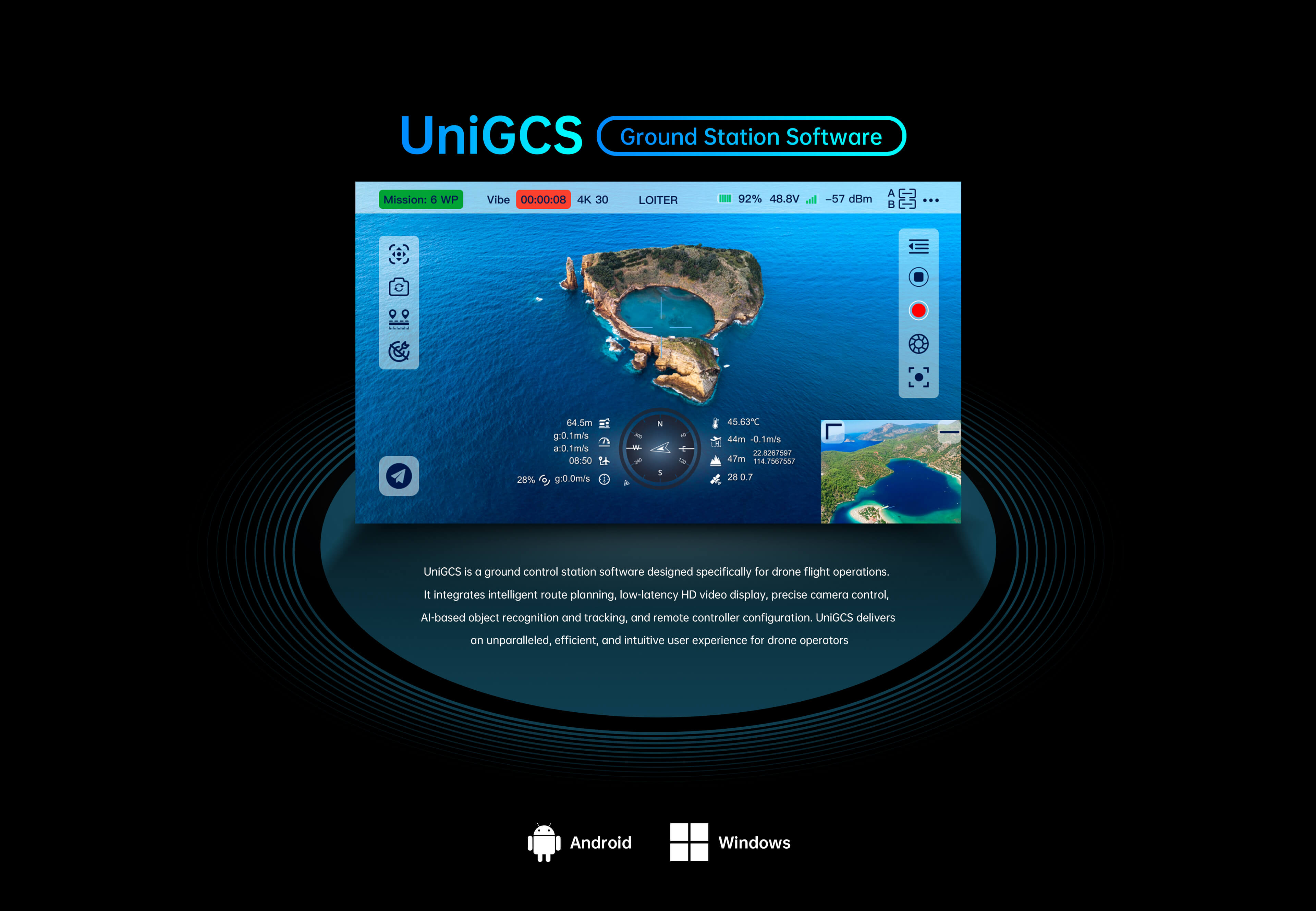 UniGCS_GCS Software_GCS Software - SIYI Technology | Empowering and ...